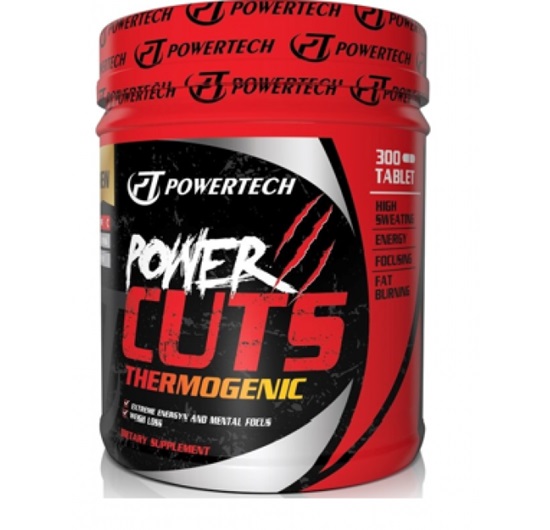 PowerTech Power Cuts Thermogenic 300 Tablet - Kas Protein | Sporcu ...