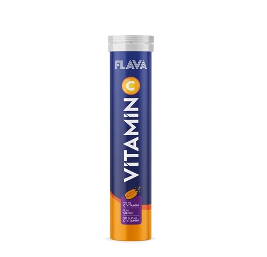 Flava Efervesan C Vitamini 20 Tablet - Kas Protein | Sporcu Gıdaları ...