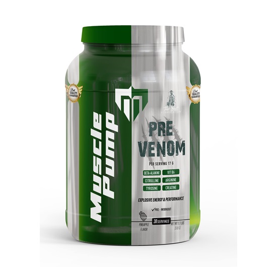 Muscle Pump Pre-Venom Powder 510 Gr - Kas Protein | Sporcu Gıdaları ...