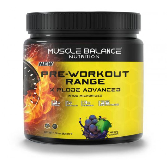 Muscle Balance NutritionPre-workout Range X-Plode 525gr - Kas Protein ...